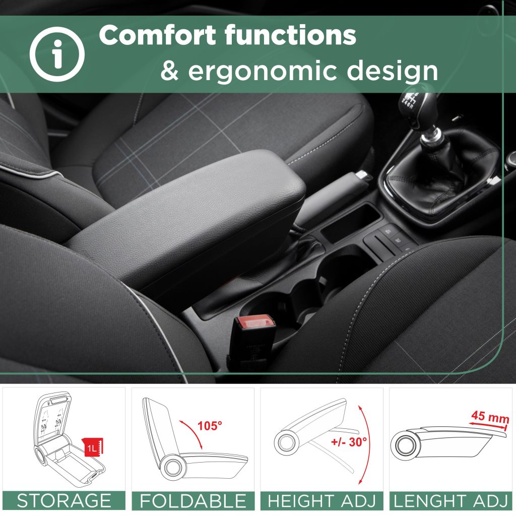 VW Transporter T5/T6/T7 Armrest - Armster UK